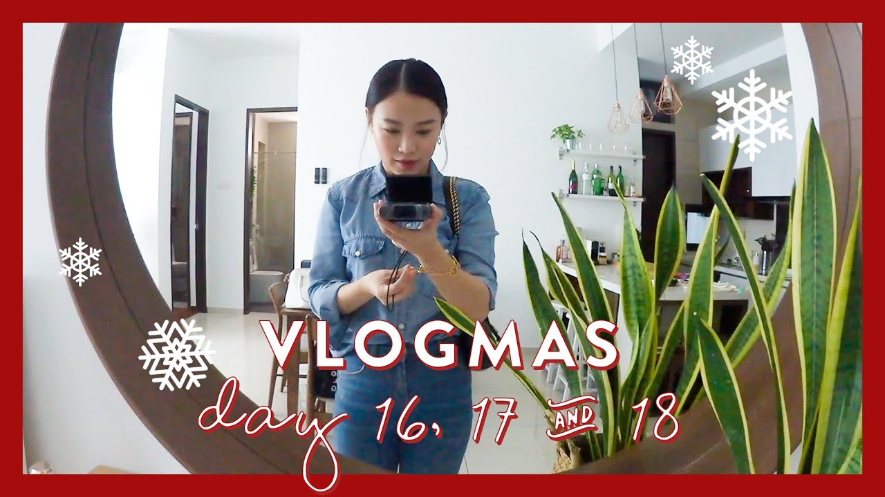 VLOGMAS DAY #16, #17 & #18 | catching up with friends, surprising ...