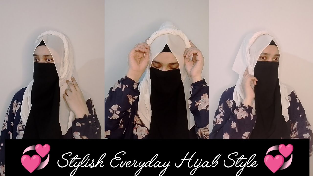 Stylish Everyday Hijab Style | by Hijabi Queen - YouTube