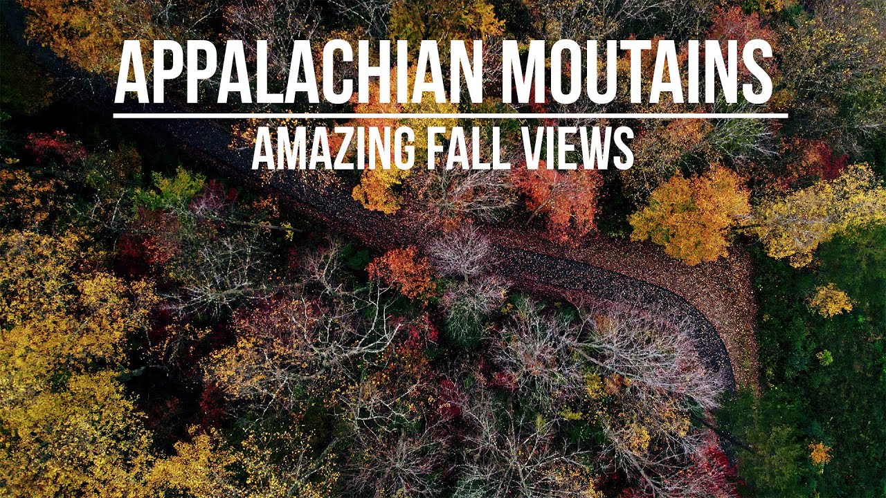 Fall Colors Drone Scenic Views | Appalachian Mountains - YouTube