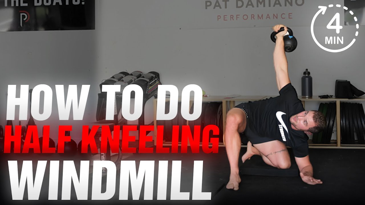 How to Do A Half Kneeling Windmill - YouTube