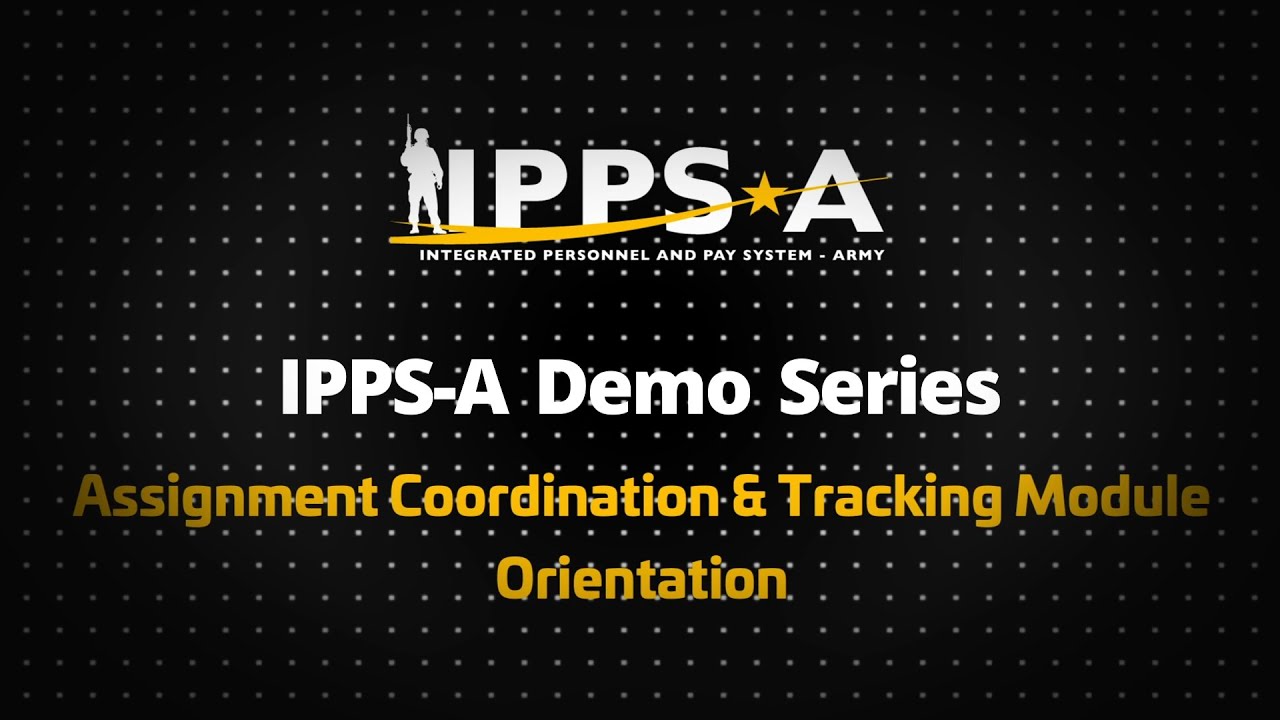 IPPS-A Demo Series: ACT Orientation Ep. 2 - YouTube