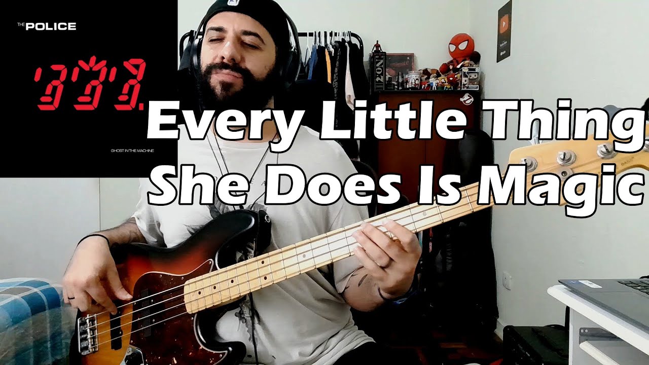 Every Little Thing She Does Is Magic (The Police) BASS COVER - YouTube