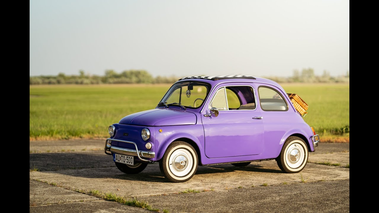 Purple Fiat 500 by Pepita Quality Inside - YouTube