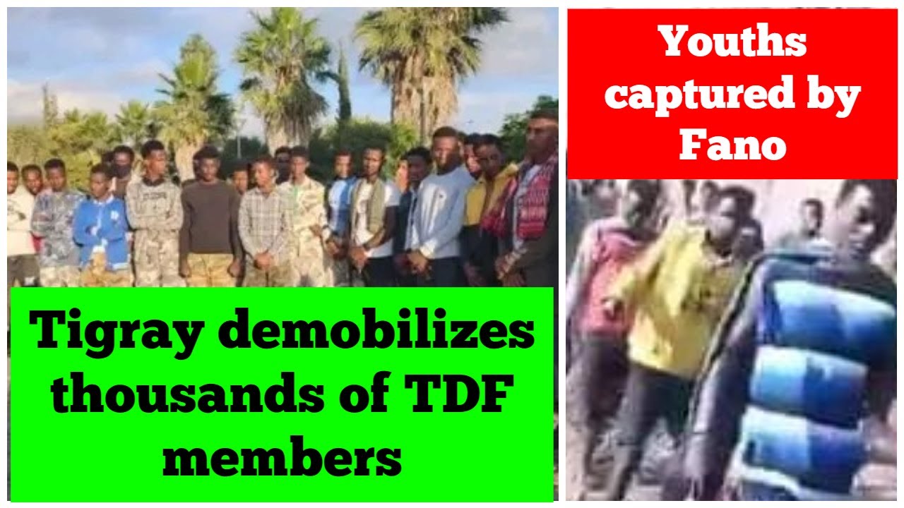 Tigray demobilizes thousands of TDF members | Youths captured by Amhara ...