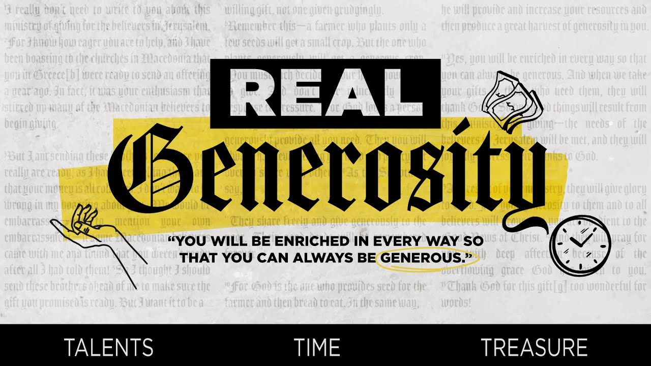 Real Generosity: Grateful Generosity - YouTube