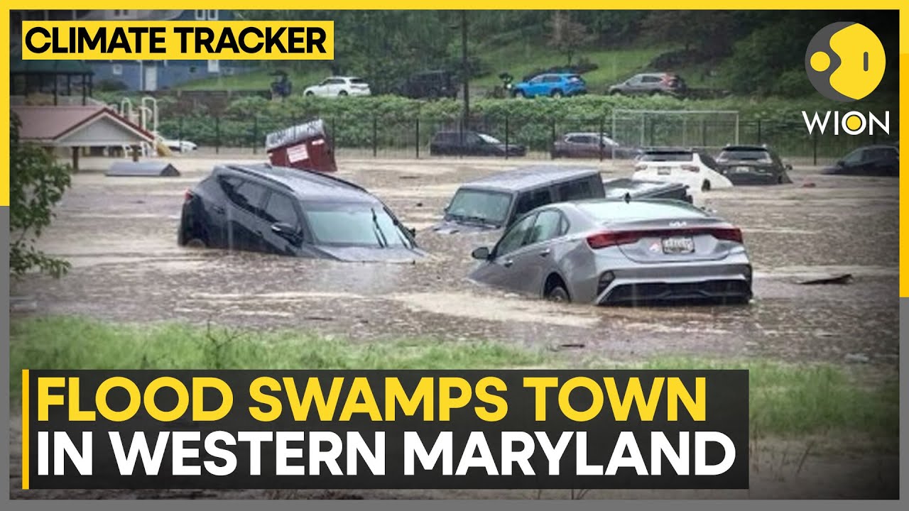 Flash Flooding Swamps Town in Western Maryland, Floodwaters Breach 2nd ...