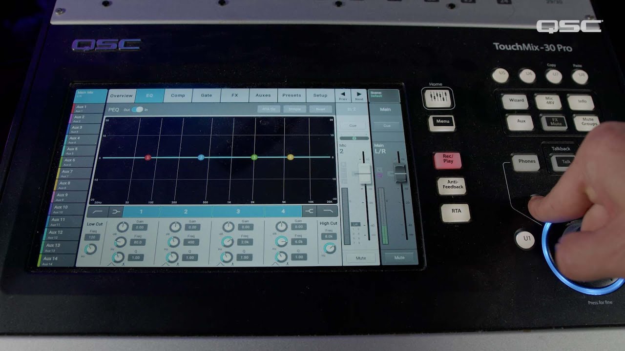 TouchMix User Buttons: Screen Navigation - Quick Tip - YouTube