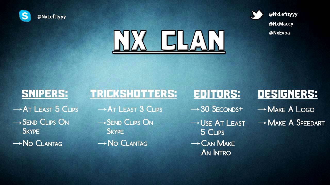Nx Clan - RECRUITMENT CHALLENGE [No Clantag] - YouTube
