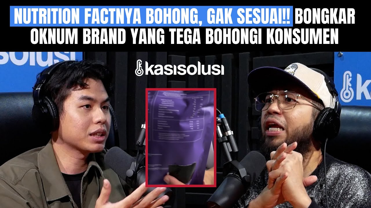 PRODUK OVERCLAIM‼️TEGA MAINKAN ISI NUTRITION FACTS, BISA MERUSAK ...