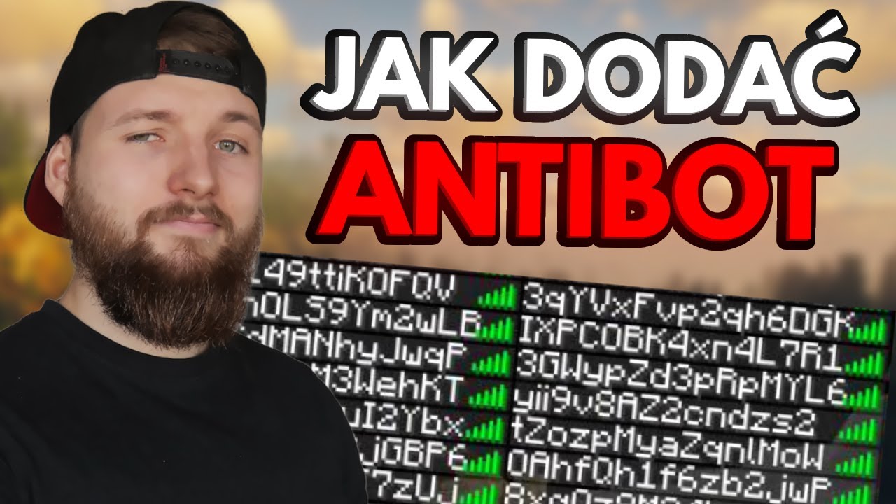 Jak dodać ANTI BOT na Serwer Minecraft? - YouTube