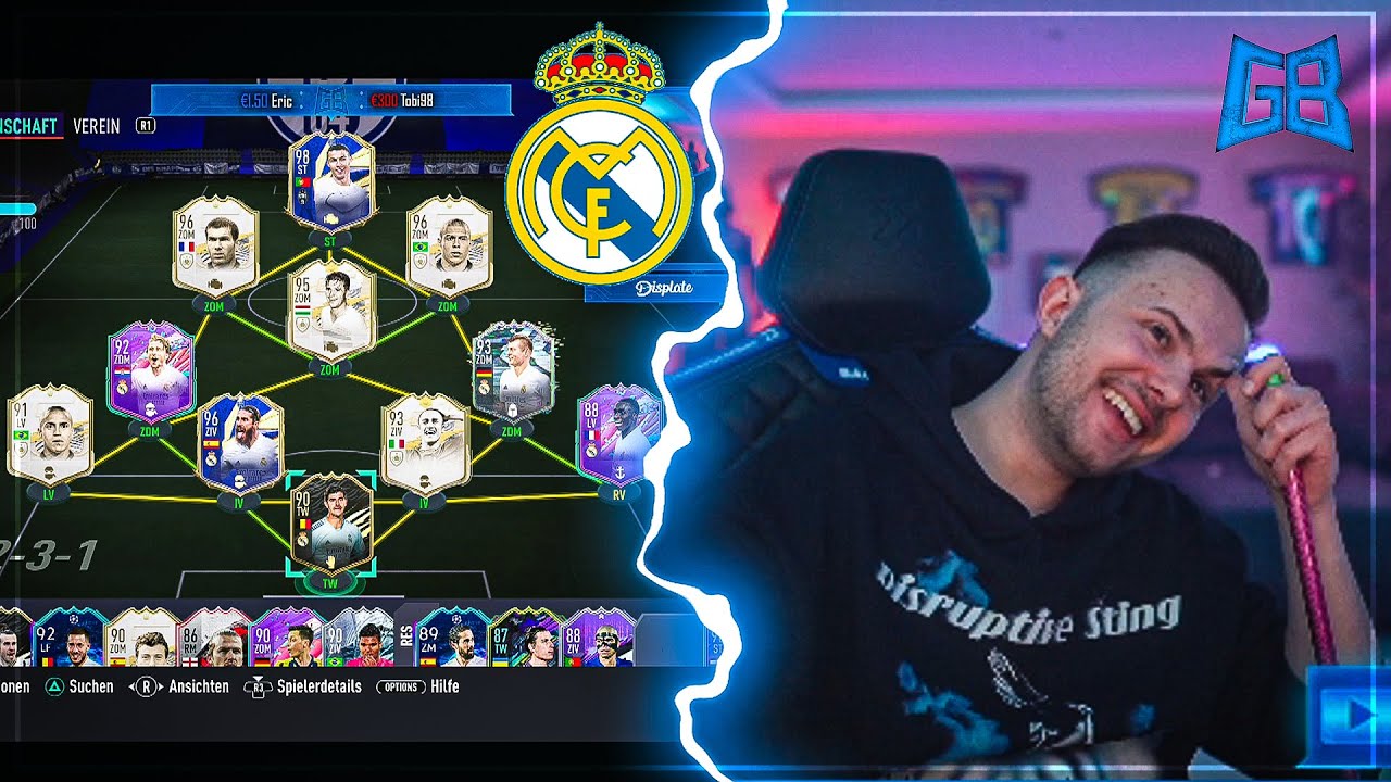 GamerBrother BEWERTET sein REAL MADRID LEGENDS TEAM 🤔🔥 | GamerBrother ...