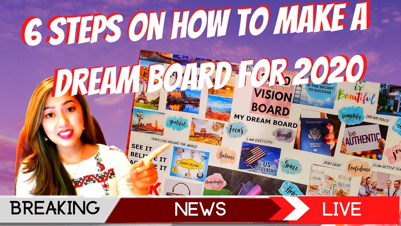 6 Steps on how to make a Dream Board for 2020 || MERY OBISPO - YouTube