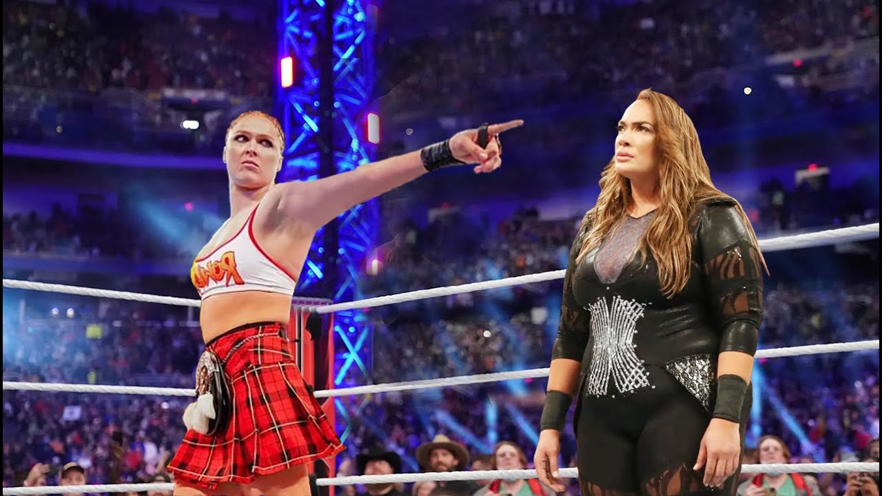 Ronda Rousey vs. Nia Jax WWE Full HD match - YouTube