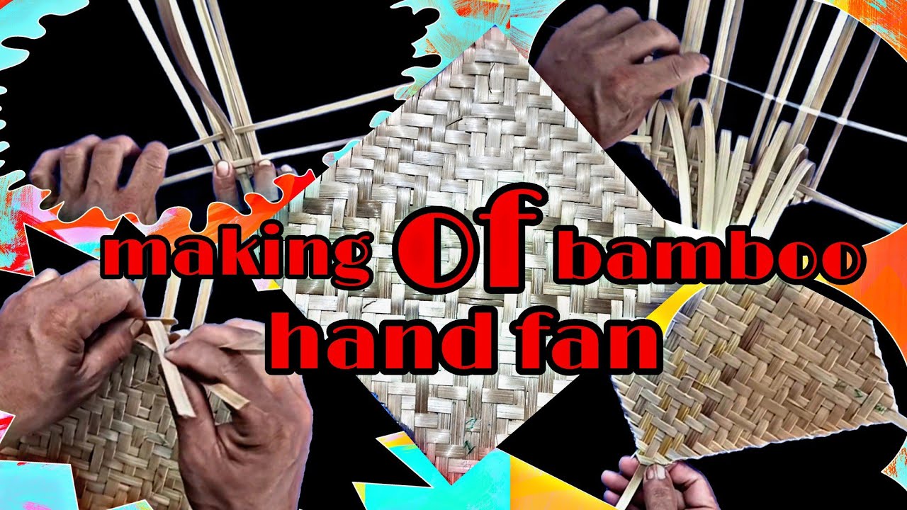 making of bamboo hand fan(tutorial) - YouTube