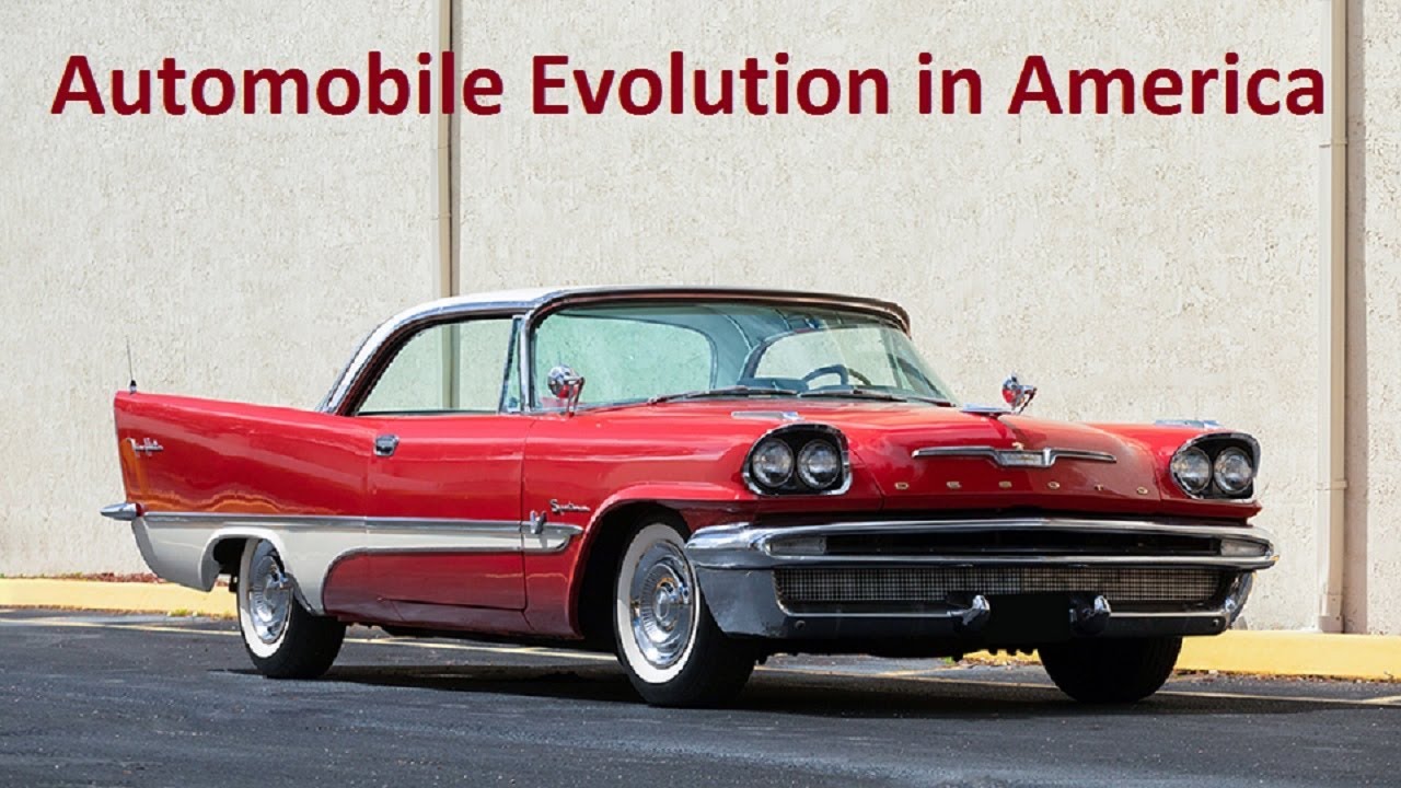 The Evolution of cars in America - YouTube