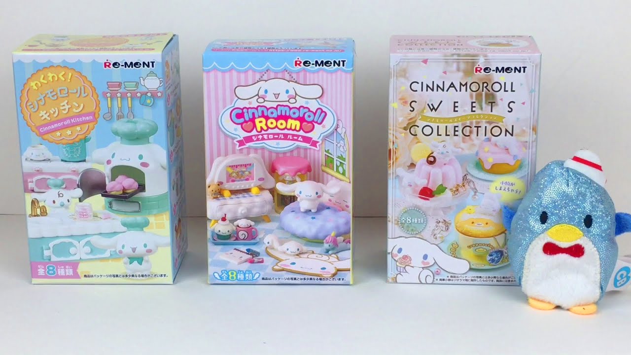 Rement Blind Boxes Cinnamoroll Room Kitchen & Sweets Collection Sanrio ...