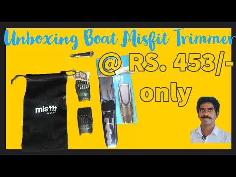 Unboxing Boat Misfit Trimmer in English. The best in the market. - YouTube