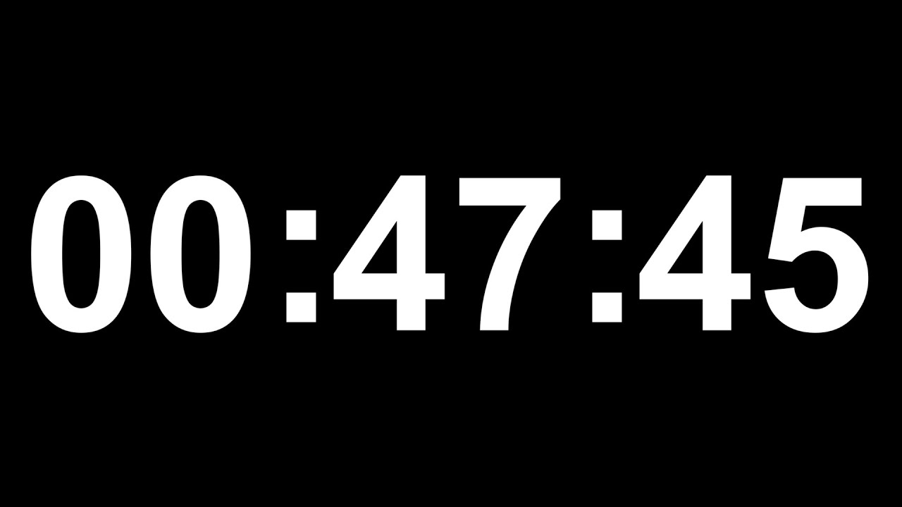 47 Minute and 45 Second Timer ⏲️ - YouTube