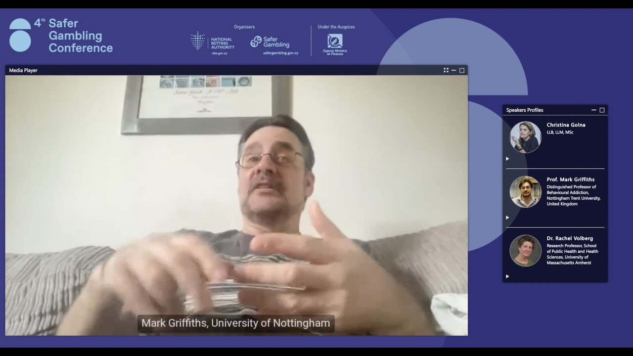 Prof. Mark Griffiths & Dr. Rachel Volberg: Gambling disorder as a ...