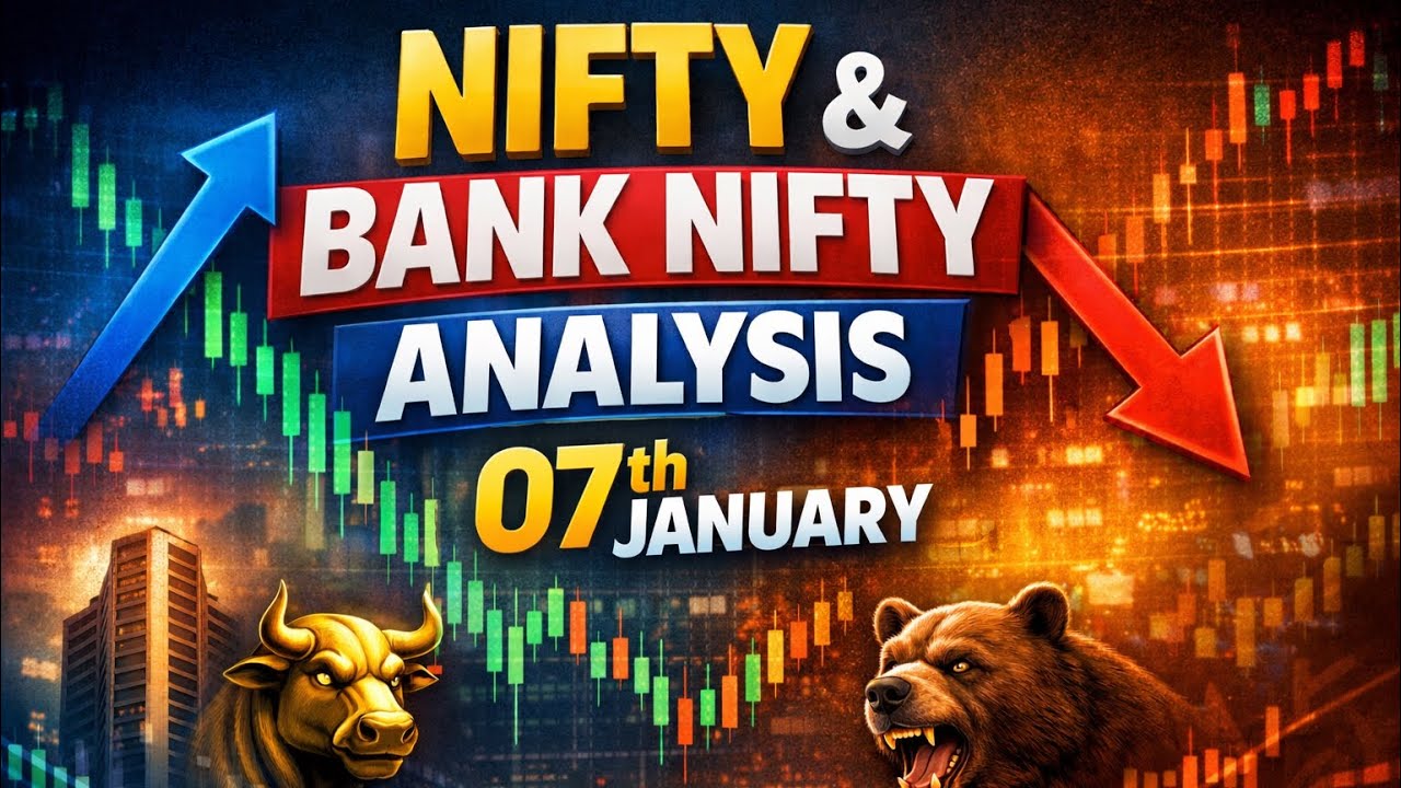 NIFTY 50 & BANK NIFTY Daily Analysis | 07 January | Price Action + SMC ...