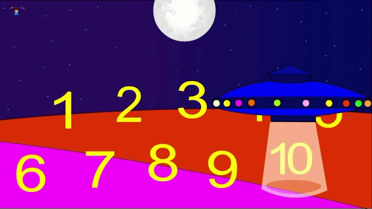 Educative cartoon about an UFO. Let’s learn numbers! - YouTube