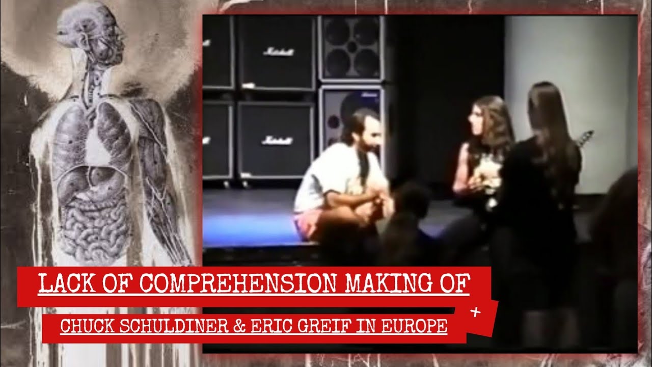 DEATH (1991) - Lack of Comprehension making of & Chuck Schuldiner w ...