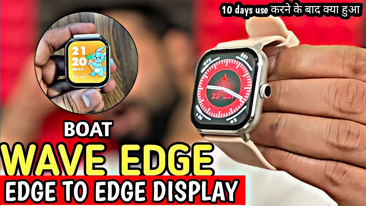 Boat wave EDGE || 1.85 inches HD Display with Bluetooth calling⚡️Best ...