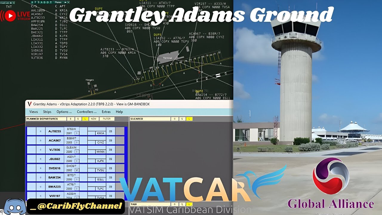 Grantley Adams Airport Ground Controls | Middle America Crossfire ...
