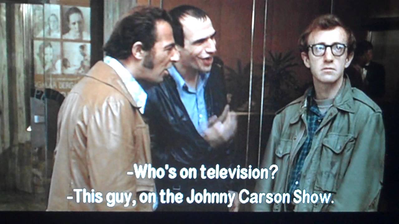 Alvy Singer being recognized - YouTube