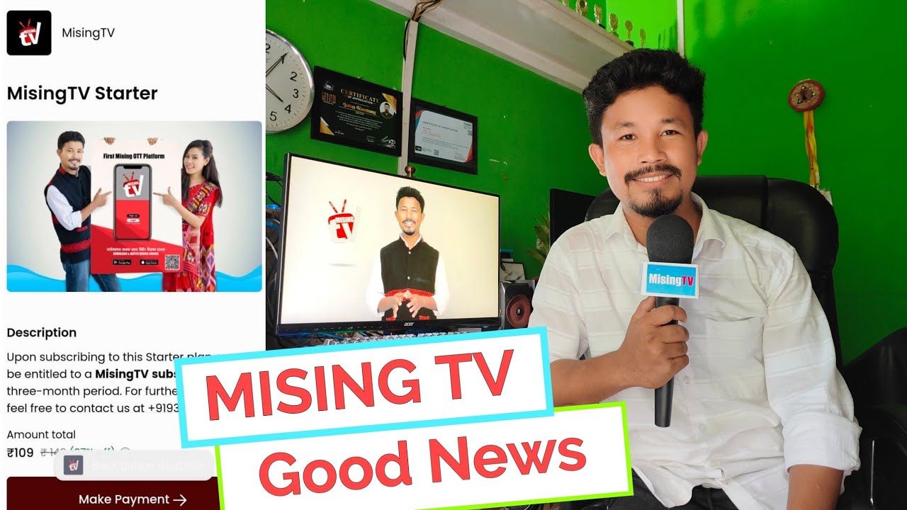 Mising TV ৰ ভাল খবৰ...Amazing 1 month Journey 😍 - Mising Ao - YouTube