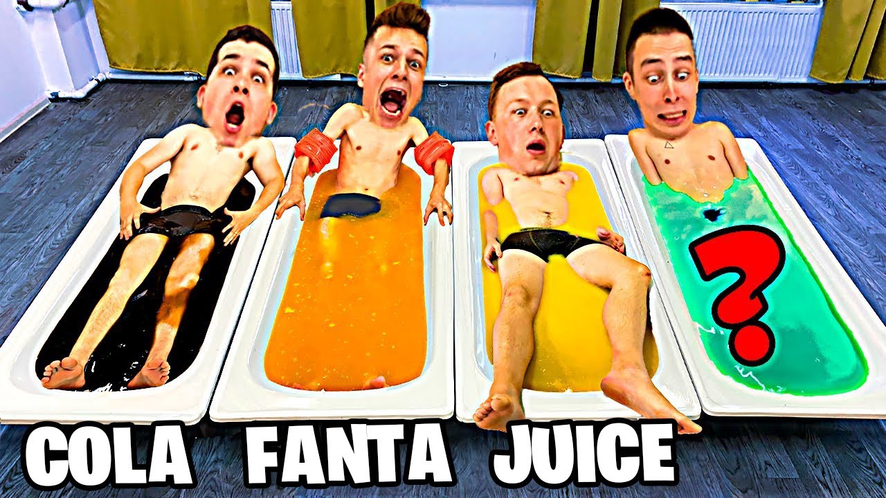 LAST TO LEAVE COCA COLA FANTA POOL WINS $1000 CHALLENGE - YouTube