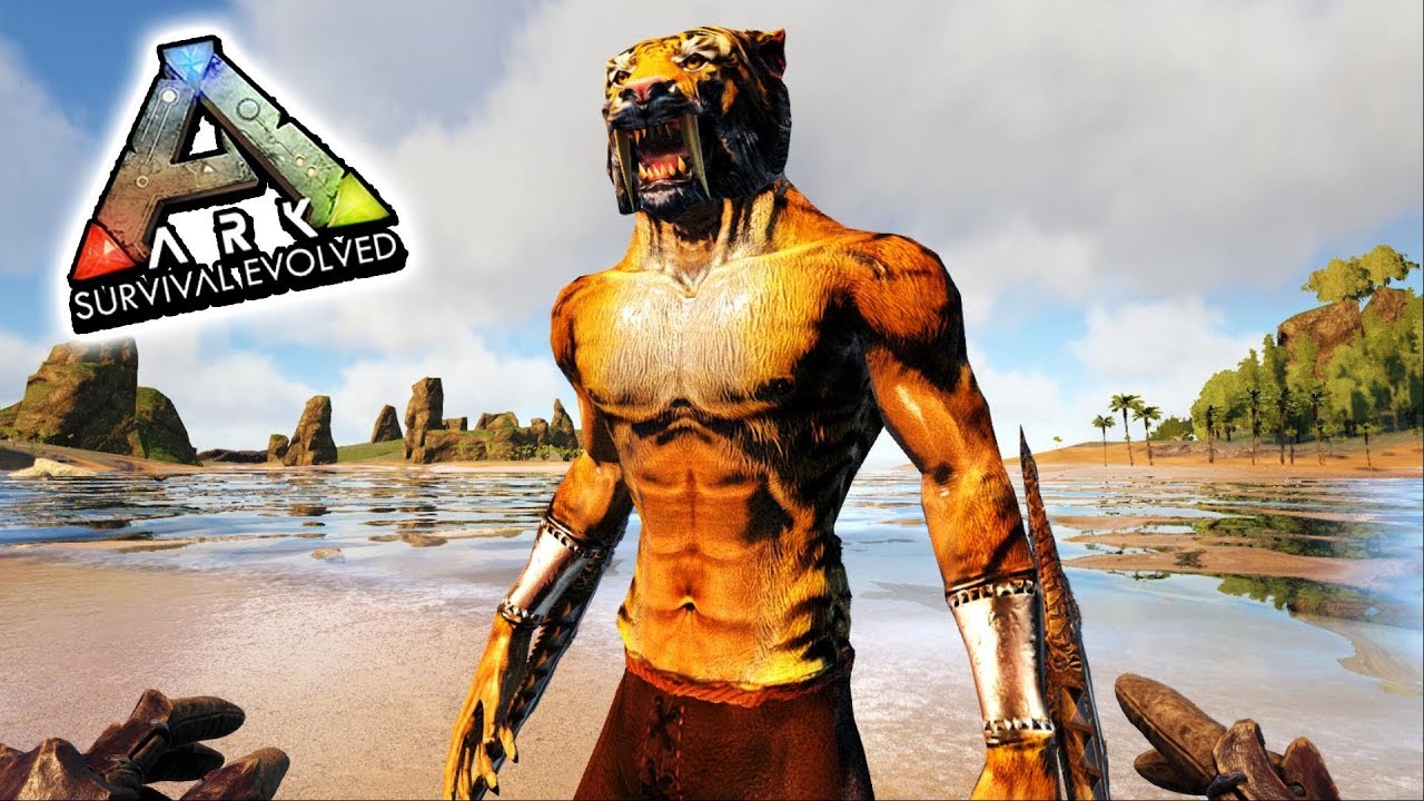 EL INCREÍBLE *TIGRE HUMANO* 😱😍 - MonsterLand #4 - ARK: Survival Evolved ...