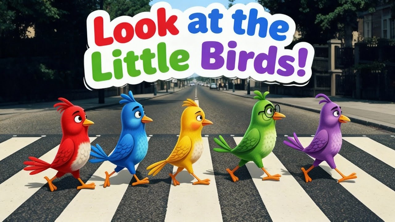 Look at the Little Birds! | Colors Song for Kids 🐦 - YouTube