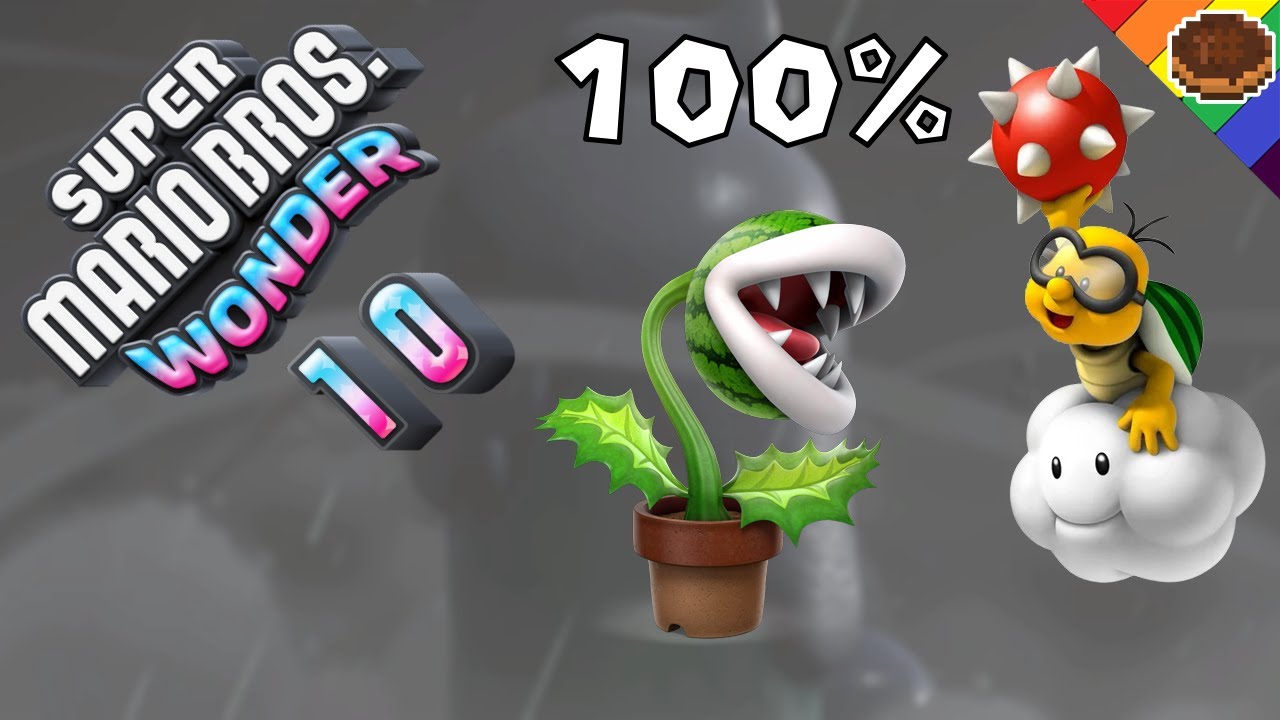 Super Mario Bros. Wonder [100%] 🪻 #10: Lakitu und Piranha-Pflanzen aus ...