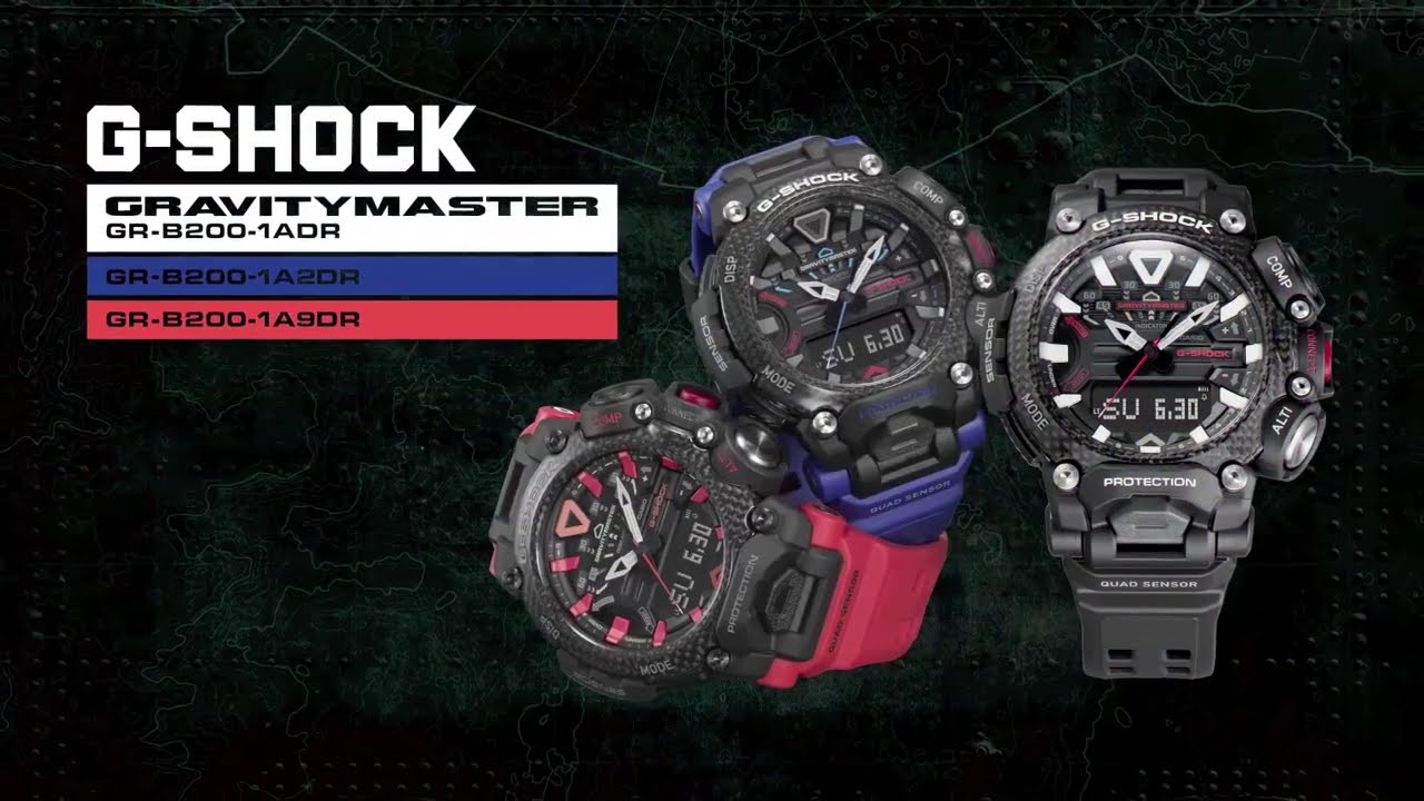 [G-SHOCK] 완벽한 비행 임무를 위한 GRAVITY MASTER, GR-B200 - YouTube