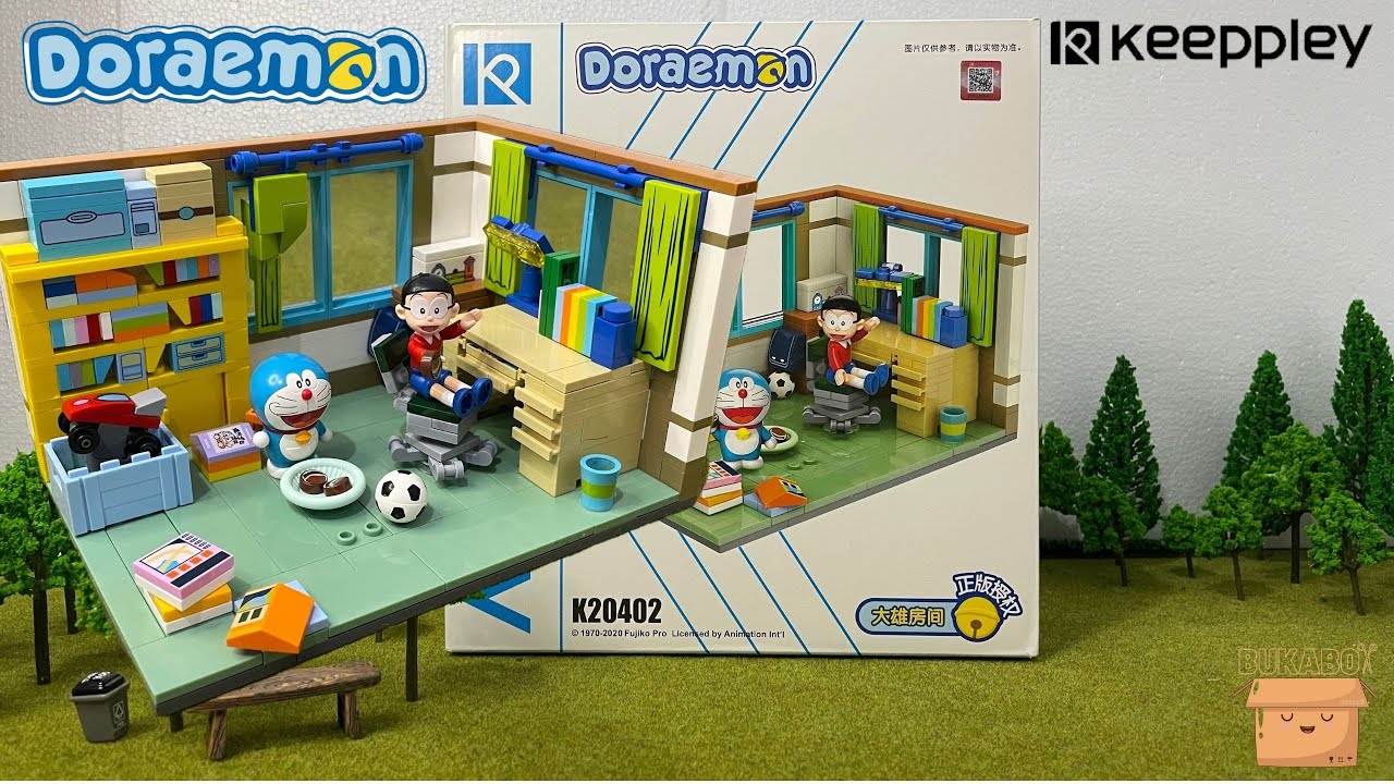 Unboxing Doraemon Nobita - Bedroom Keeppley K20402 Speed Build ...