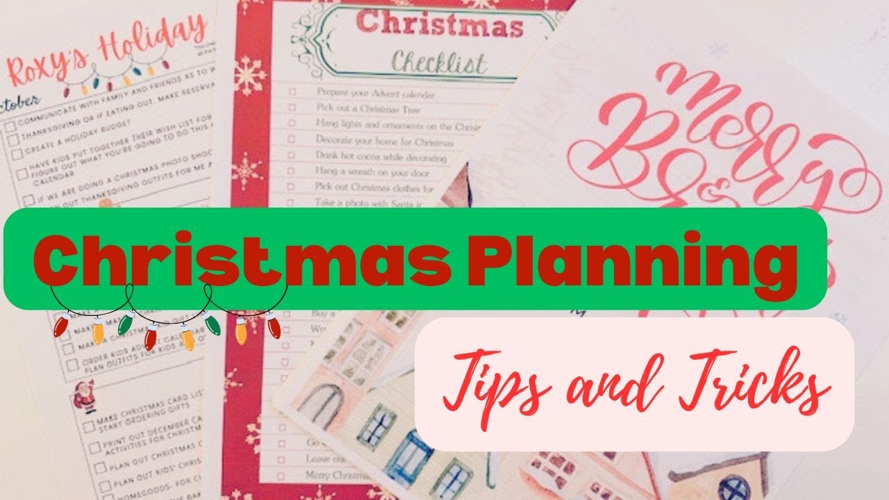 Holiday Planning Tips and Tricks - YouTube