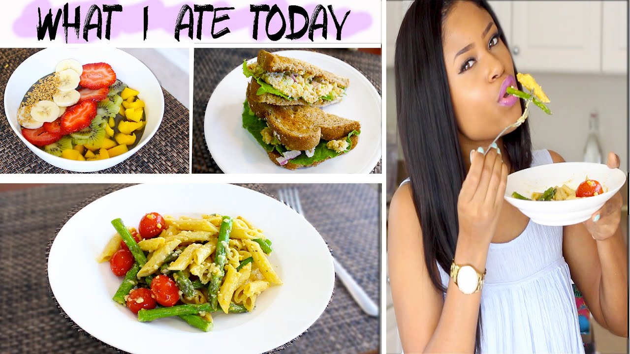 WHAT I ATE TODAY | Vegan, Healthy & TASTYYY! - YouTube