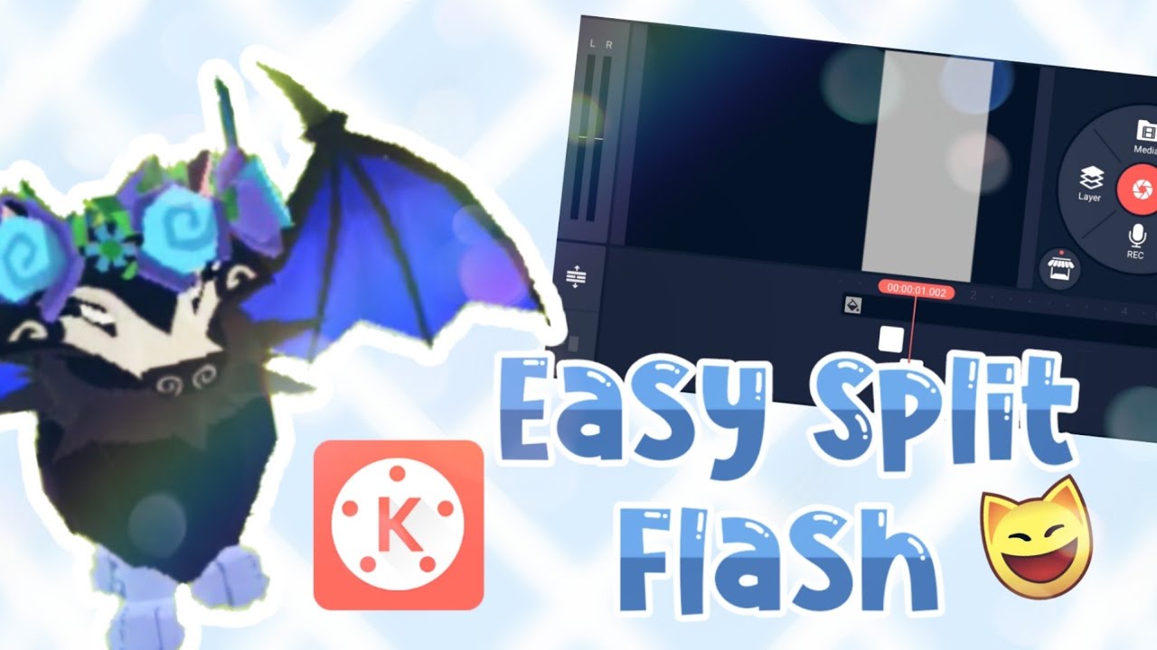 EASY Split Flash - Kinemaster - YouTube