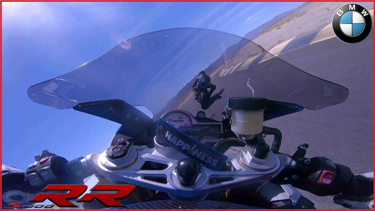 BMW S1000RR - Track day - 1 lap at Chuckwalla CCW - YouTube