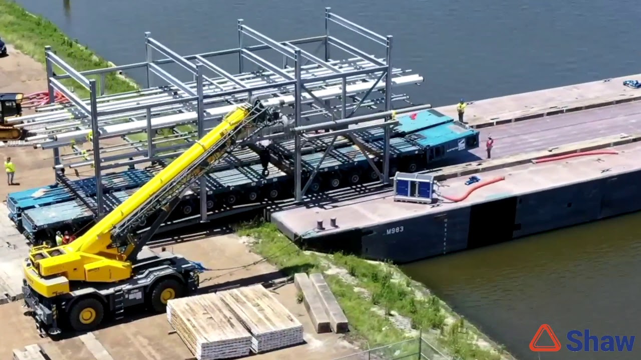 The Shaw Group - Module fabrication and delivery - YouTube