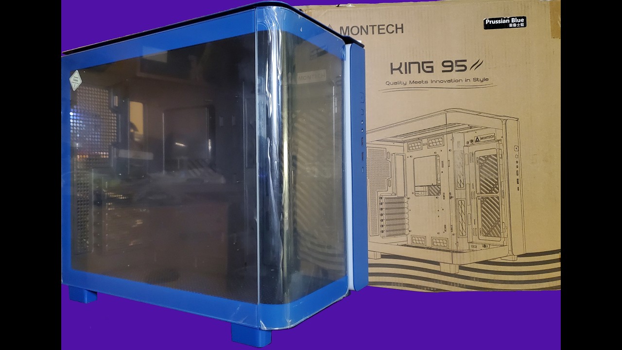 Montech King 95 (95 Pro) ATX, M-ATX, m-ITX Mid-Tower Panoramic PC Case ...