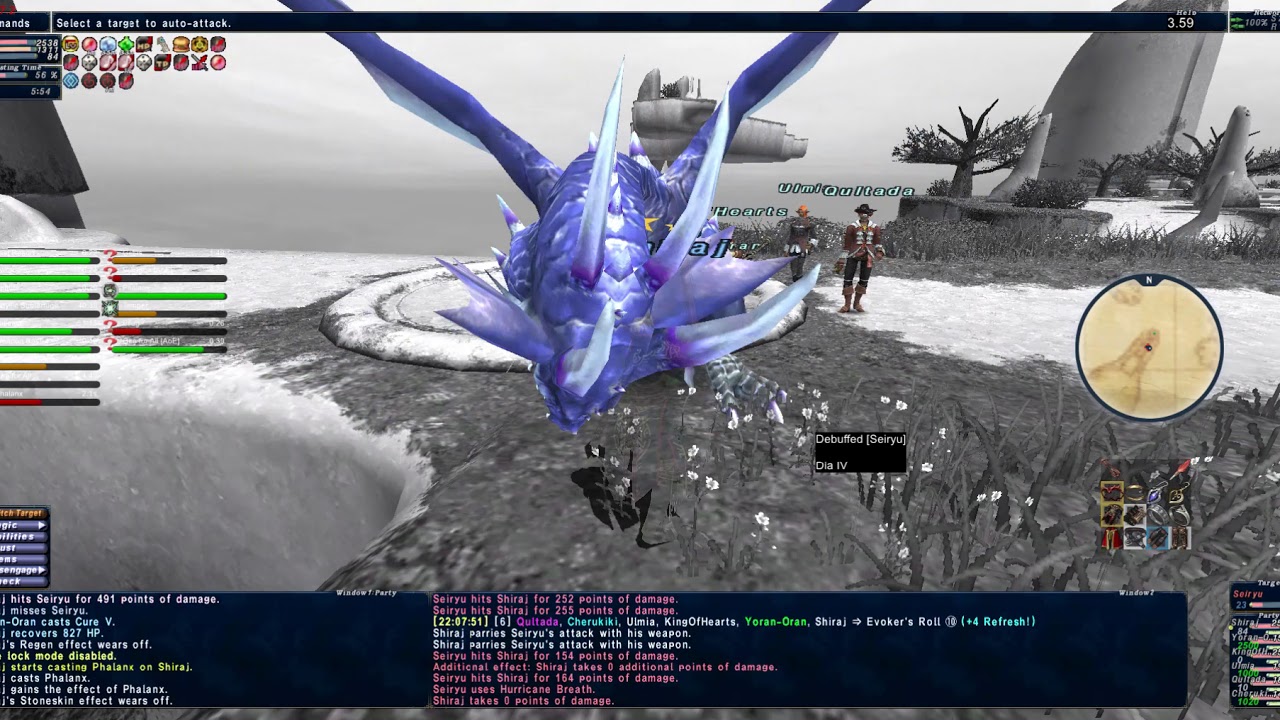 FFXI Rune Solo Seiryu - YouTube