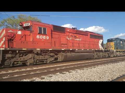 5/6/2021 CP WB CSX 3024, CSX 4001,CP 6069 Watertown,WI - YouTube