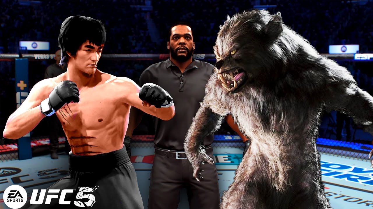 UFC 5 | Bruce Lee vs. Angry Wolf Fighter (EA Sports UFC 5) - YouTube