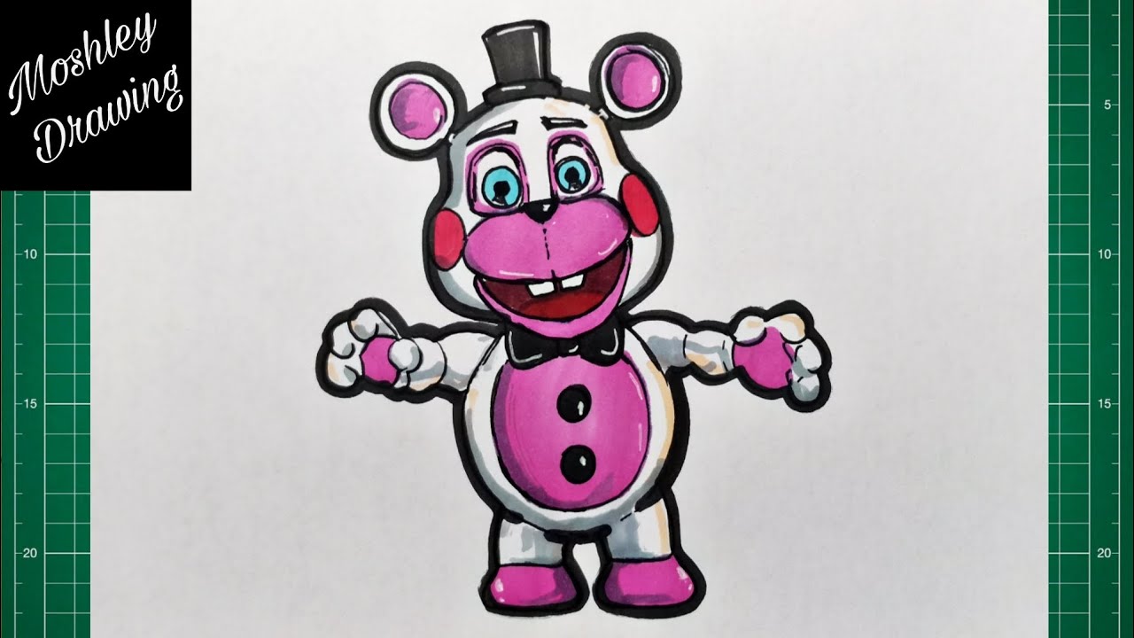 How to Draw Helpy from Five Nights at Freddy's - YouTube