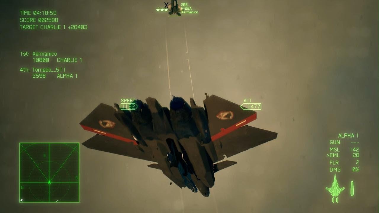 Ace Combat 7 is a good match for the X-02S - YouTube