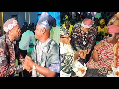 D'banj Shows Respect by Greeting Ogogo, Jide Kosoko, Kayode Olaiya at ...