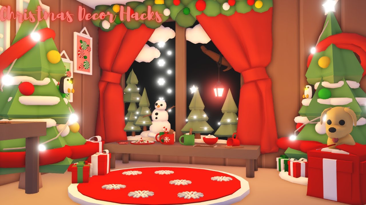 CHRISTMAS Decor Hacks 🎄 Roblox Adopt Me - YouTube