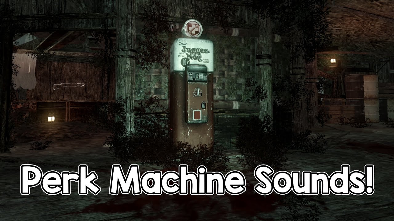 COD Zombies: Perk Machine Sounds - YouTube